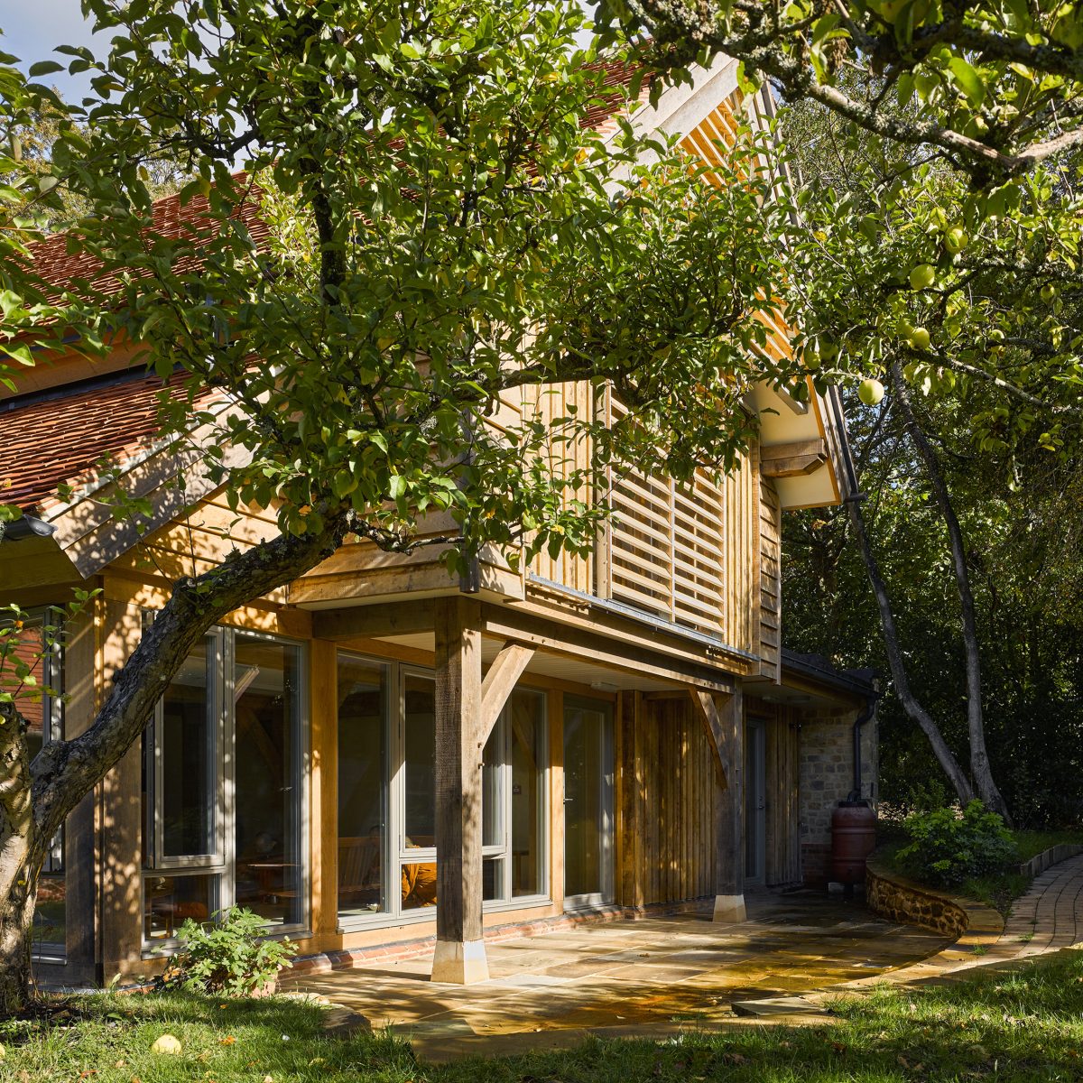 Chithurst Monastery - Flint Construction